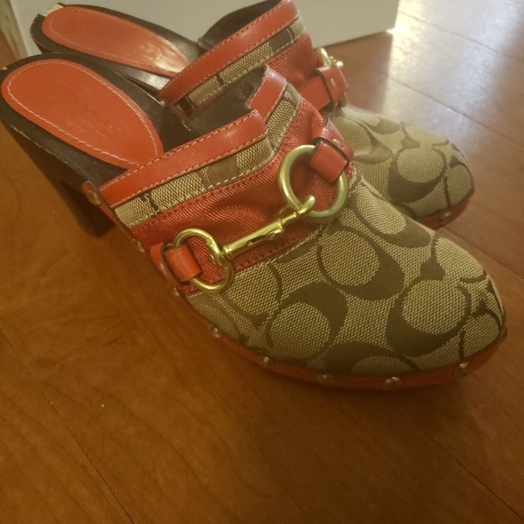 Coach | Shoes | Coach Clogs With Matching Bag | Poshmark